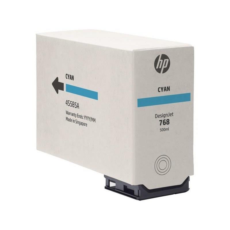 HP 768 DesignJet Cyan Printer Ink Cartridge Original 4S5B5A Single-pac ...