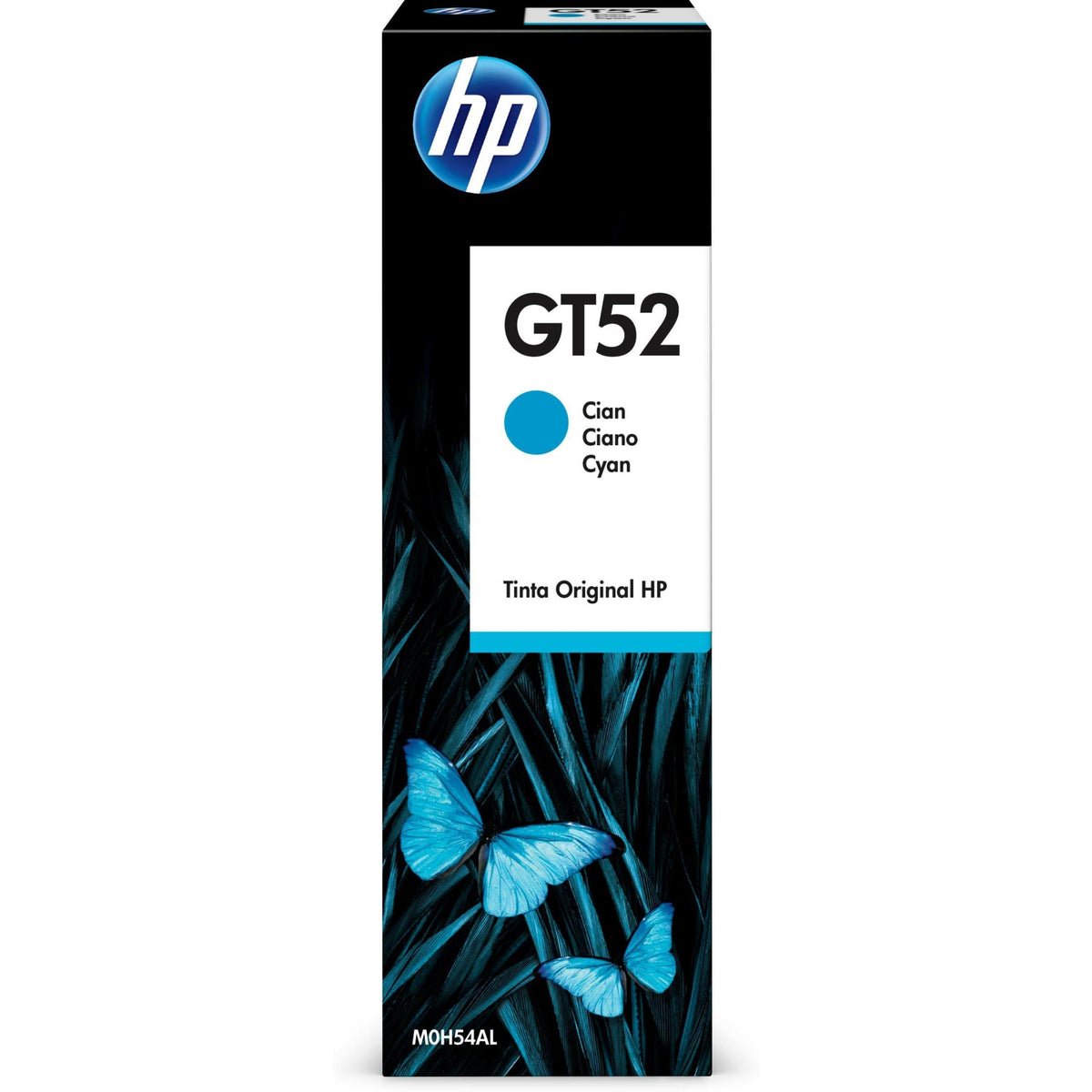 HP GT52 Cyan Printer Ink Bottle Original M0H54AE Single-pack – HP Shop