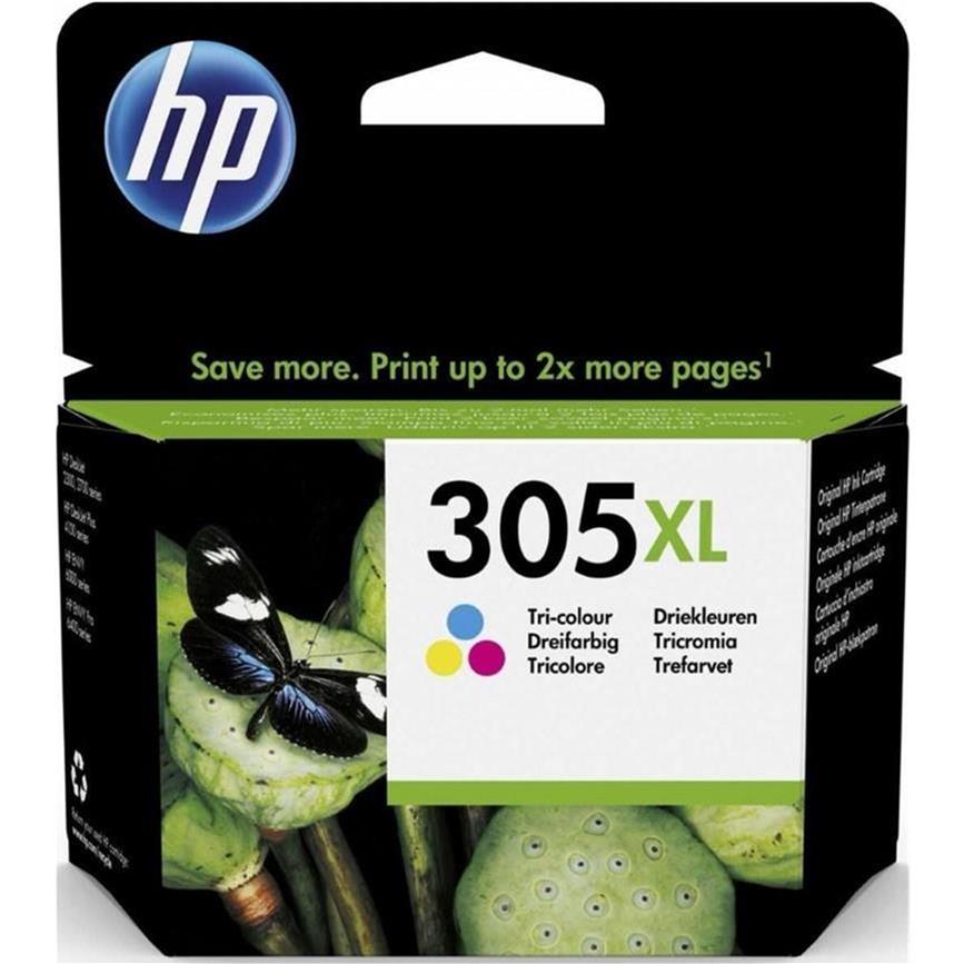 HP 305XL High Yield Tri-color Printer Ink Cartridge Original 3YM63AE S ...