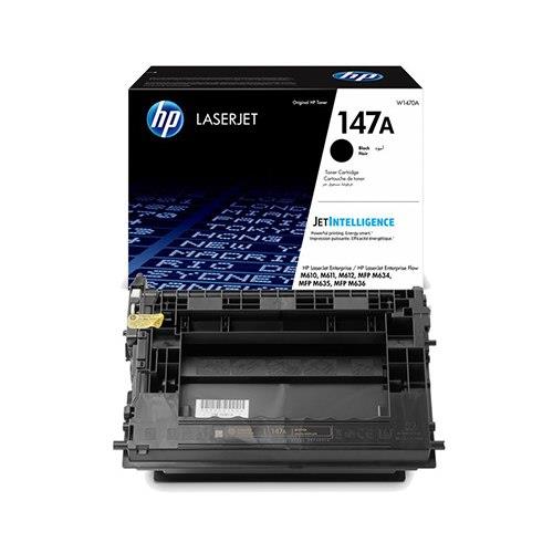 HP 147A Black Toner Cartridge 10,500 Pages Original W1470A Single-pack ...