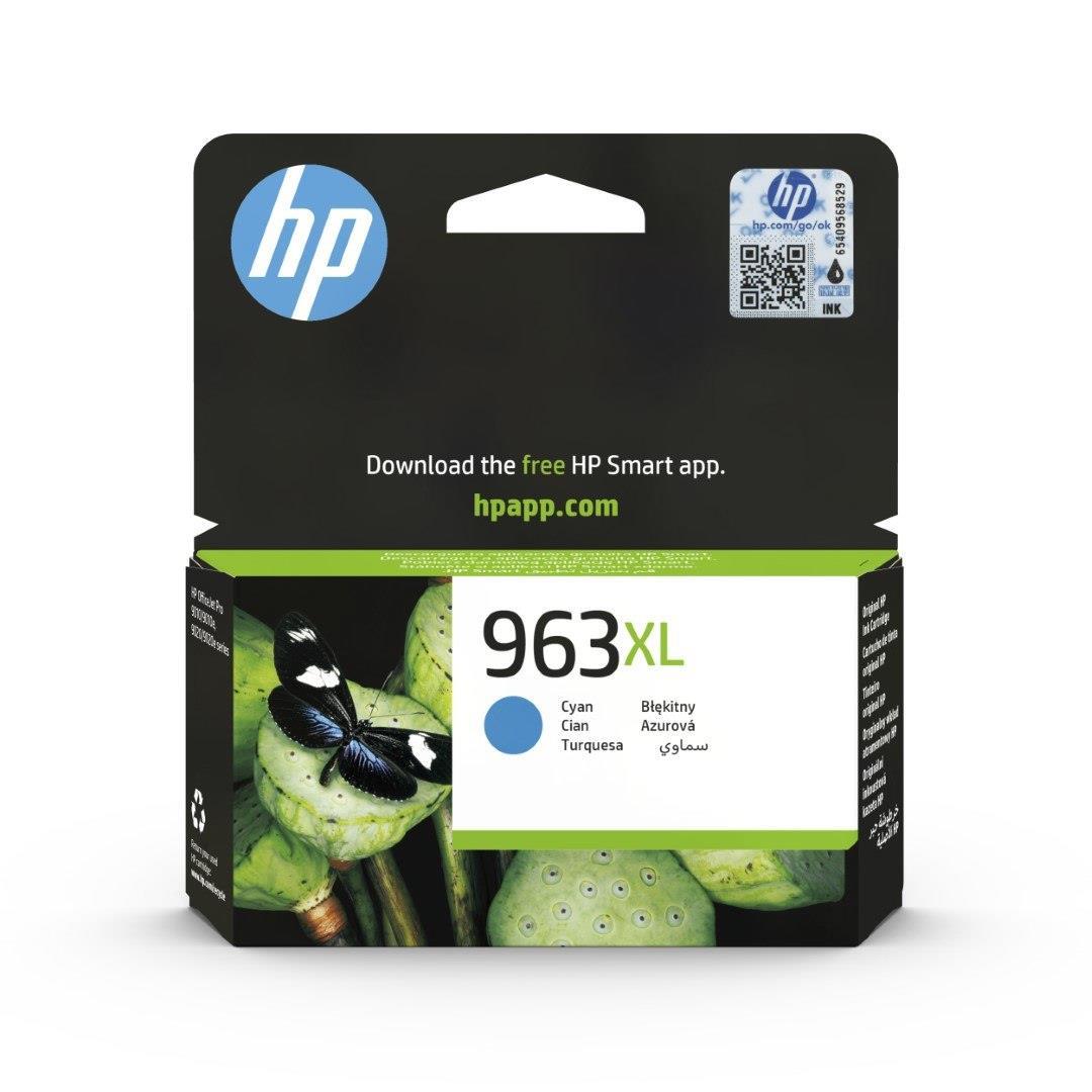 HP 963XL Cyan High Yield Printer Ink Cartridge Original 3JA27AE Single ...