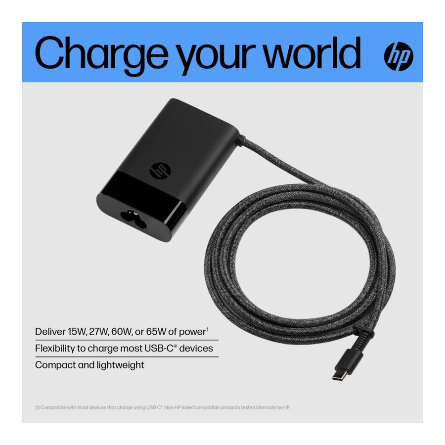 HP 65W Type-C Notebook Charger 671R3UT – HP Shop