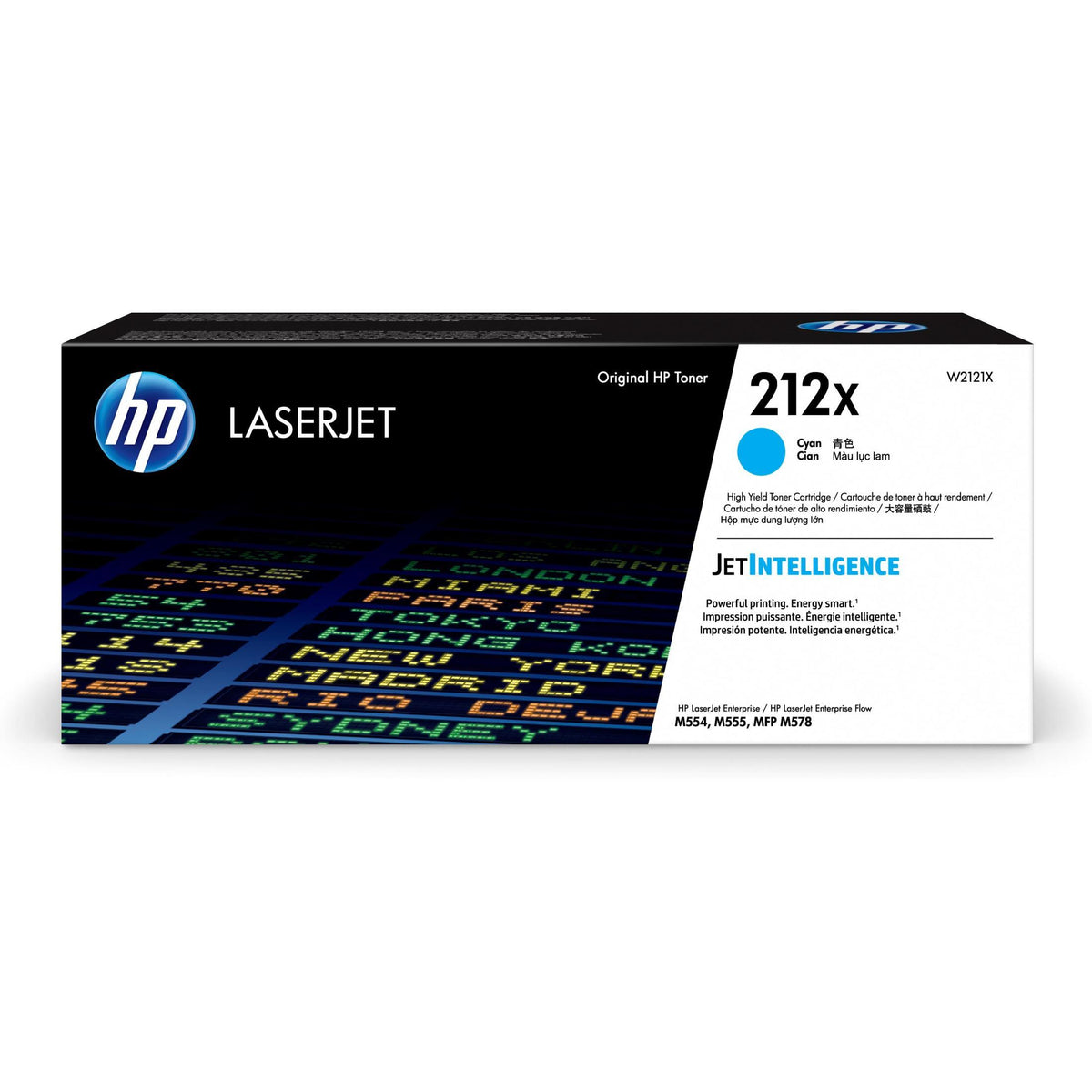 HP 212X Cyan Toner Cartridge 10,000 Pages W2121X Original Single - pac ...