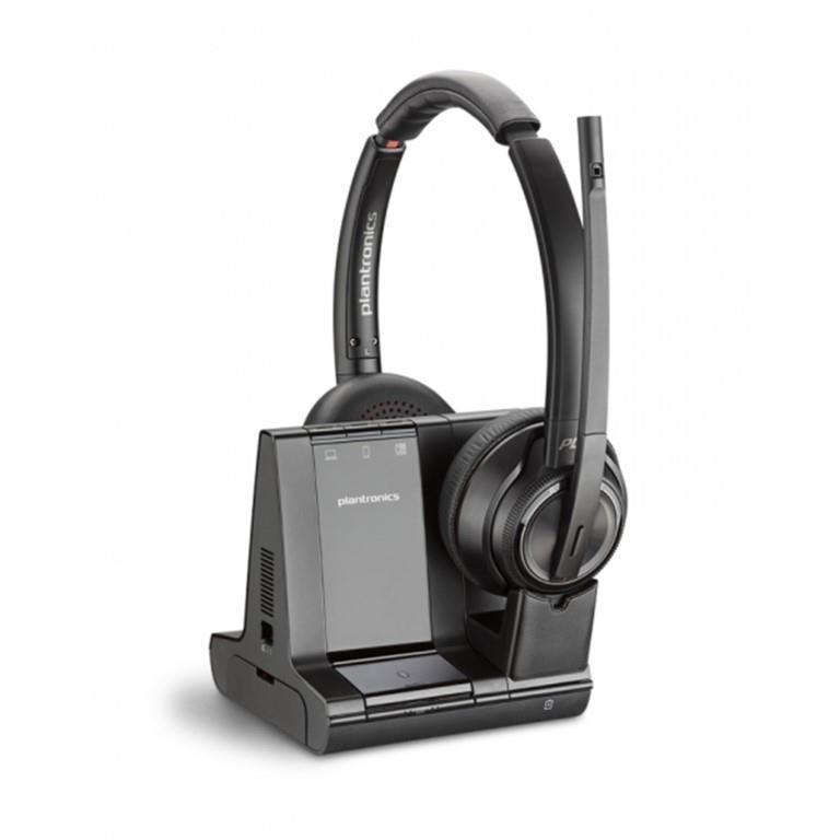 Poly Savi W8220-M 3-in-1 Office Wireless Dect Stereo Headset System 20 ...