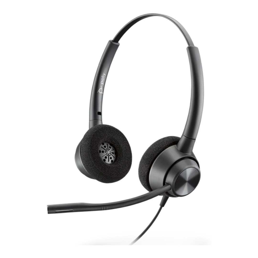 Poly EncorePro 320 Wired Stereo Type-C Headset Black 767F9AA – HP Shop